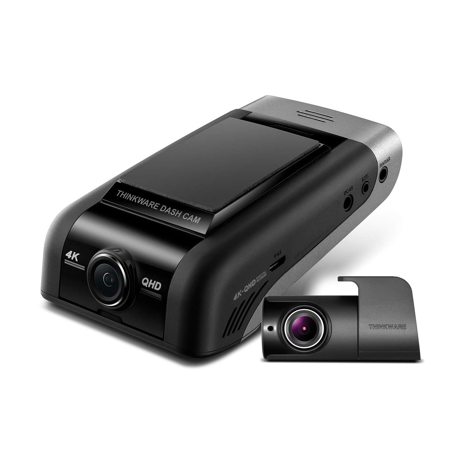 【並行輸入品】THINKWARE U1000 Dual Dash Cam 4K UHD 3840X2160 Front Cam 2K 2560X1440 Rear Cam 150° Wide An