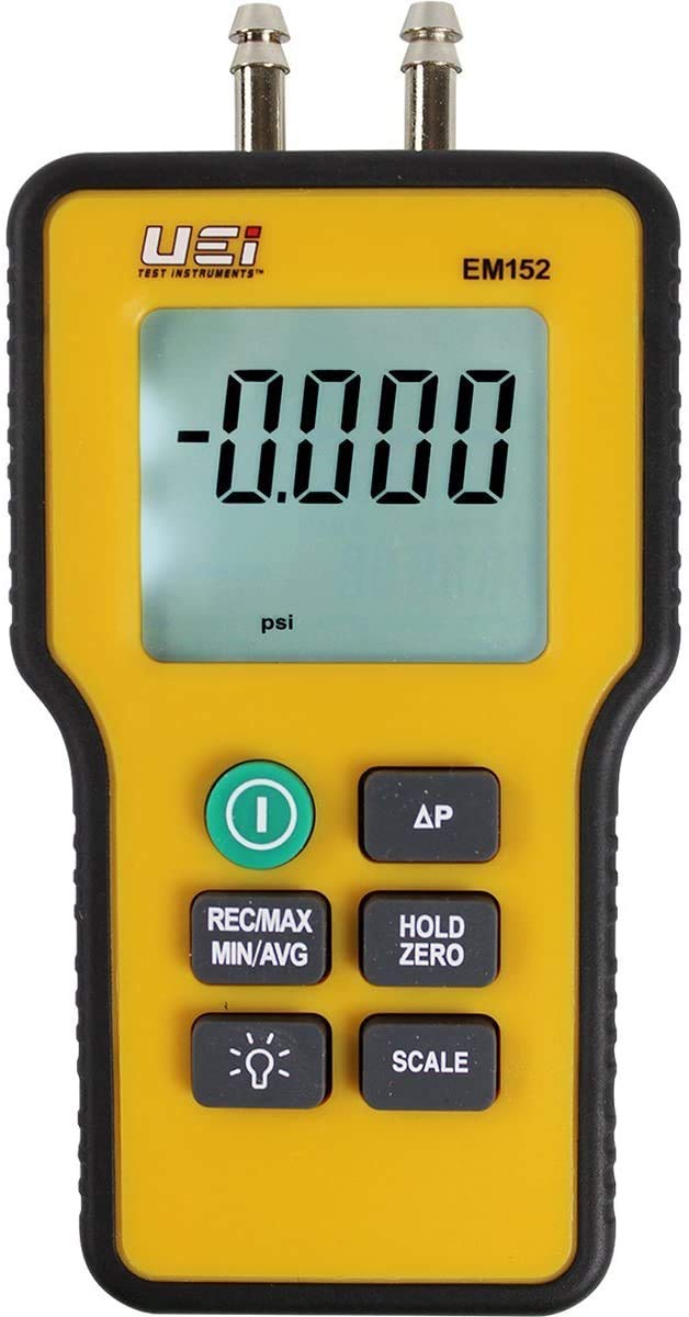 UEi Test Instruments EM152 デュアルディファレンシャルデジタルマノメーター (4個パック)