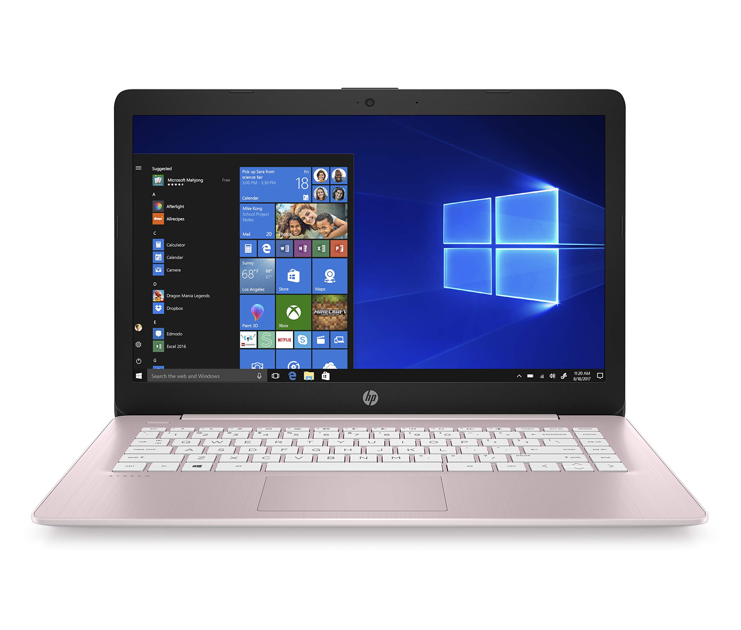 HP Stream 14インチノートパソコン Intel Celeron N4000 4GB RAM 64GB eMMC Windows 10 Home Sモード Office 365 Persona