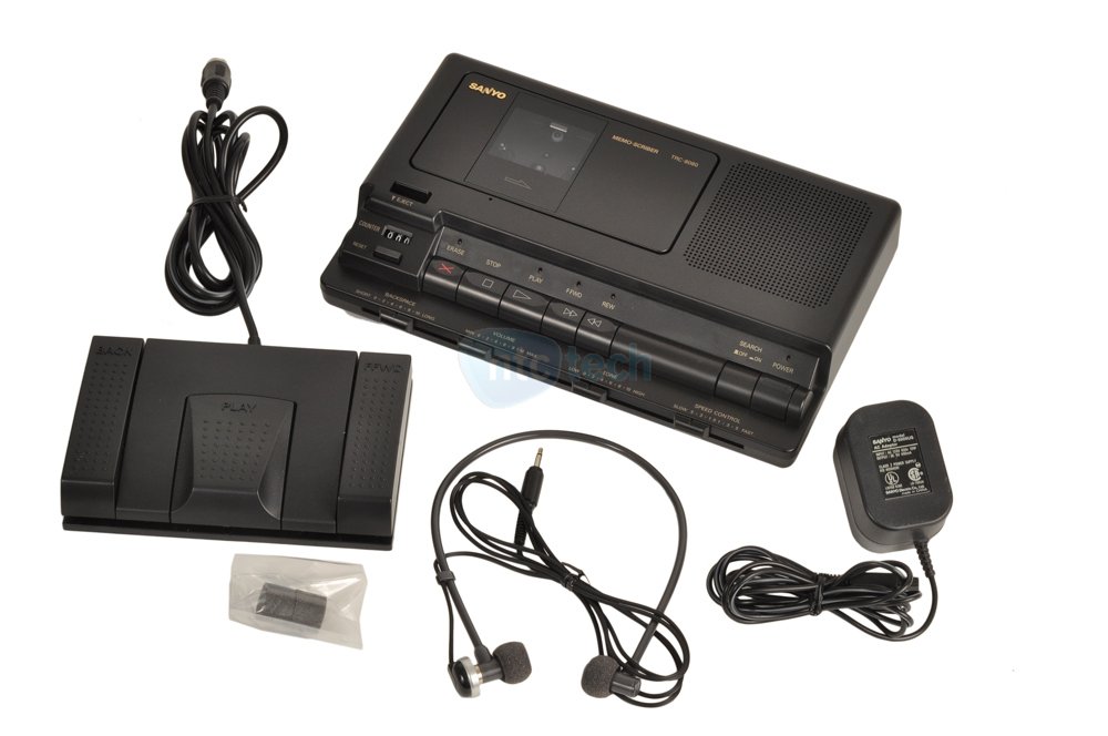 Sanyo TRC8080 Analog Standard Cassette Transcriber w/Microprocessor by Sanyo