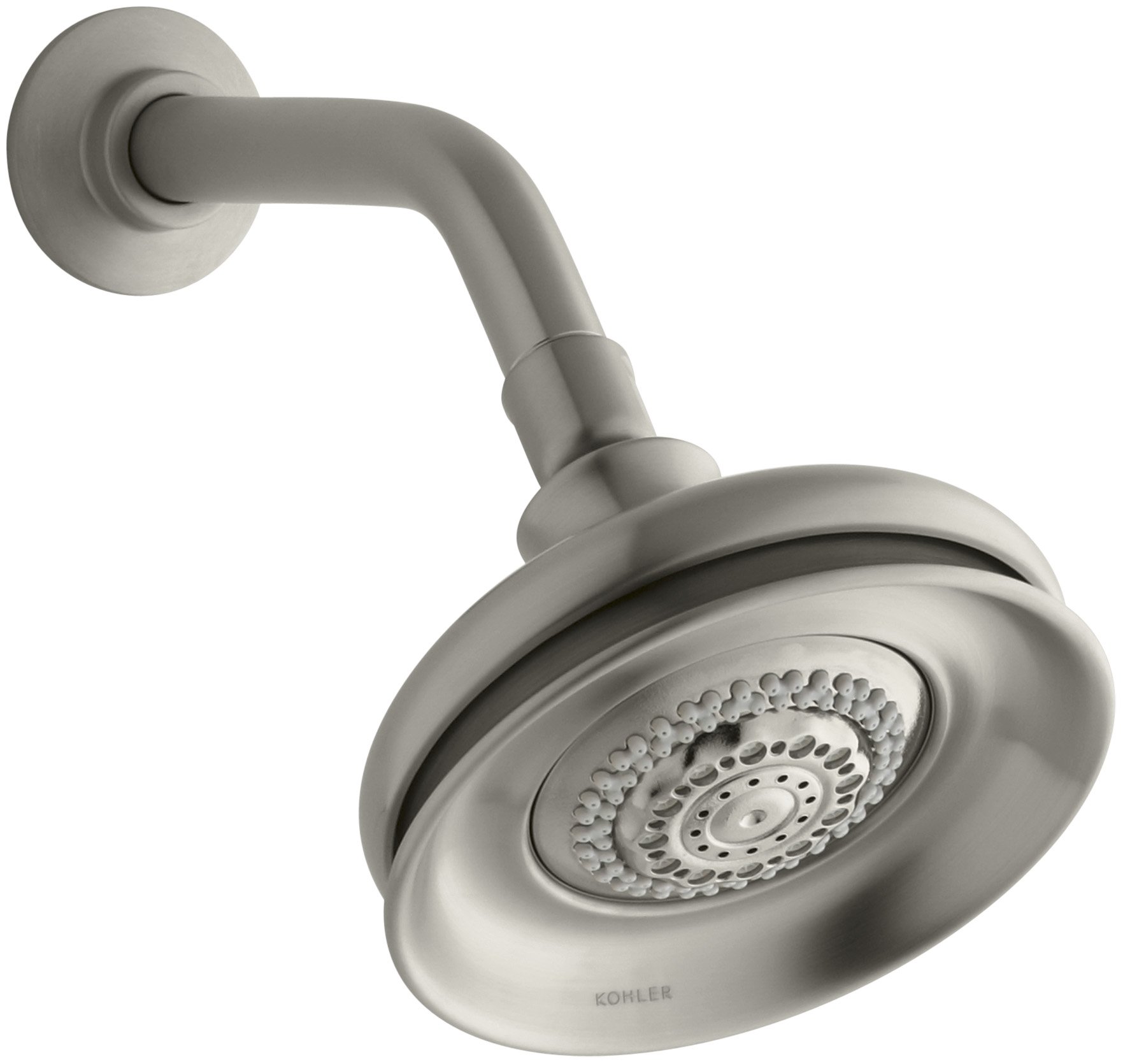(Vibrant Brushed Nickel) - KOHLER K-12009-BN Fairfax Multifunction Showerhead Vibrant Brushed Nicke