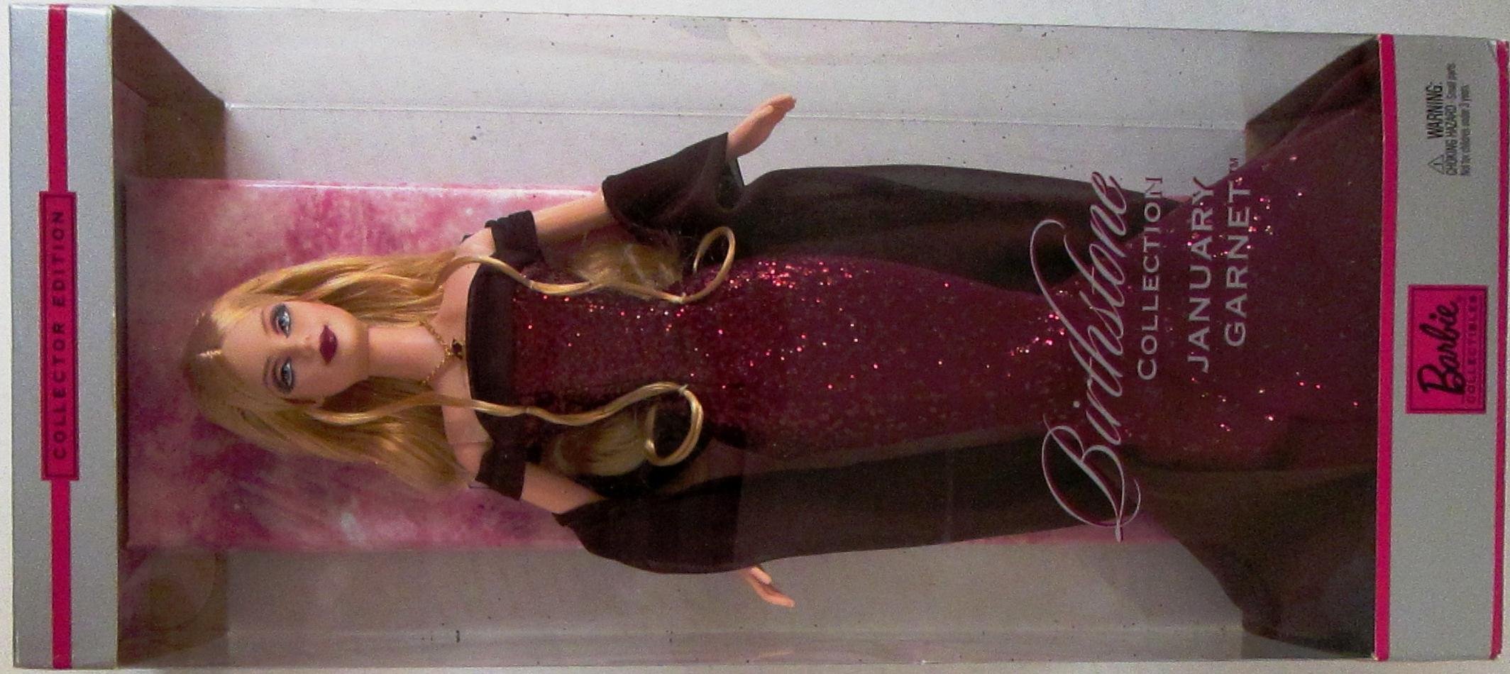Mattel Barbie B3409 Birthstone Collection 2002 January Garnet