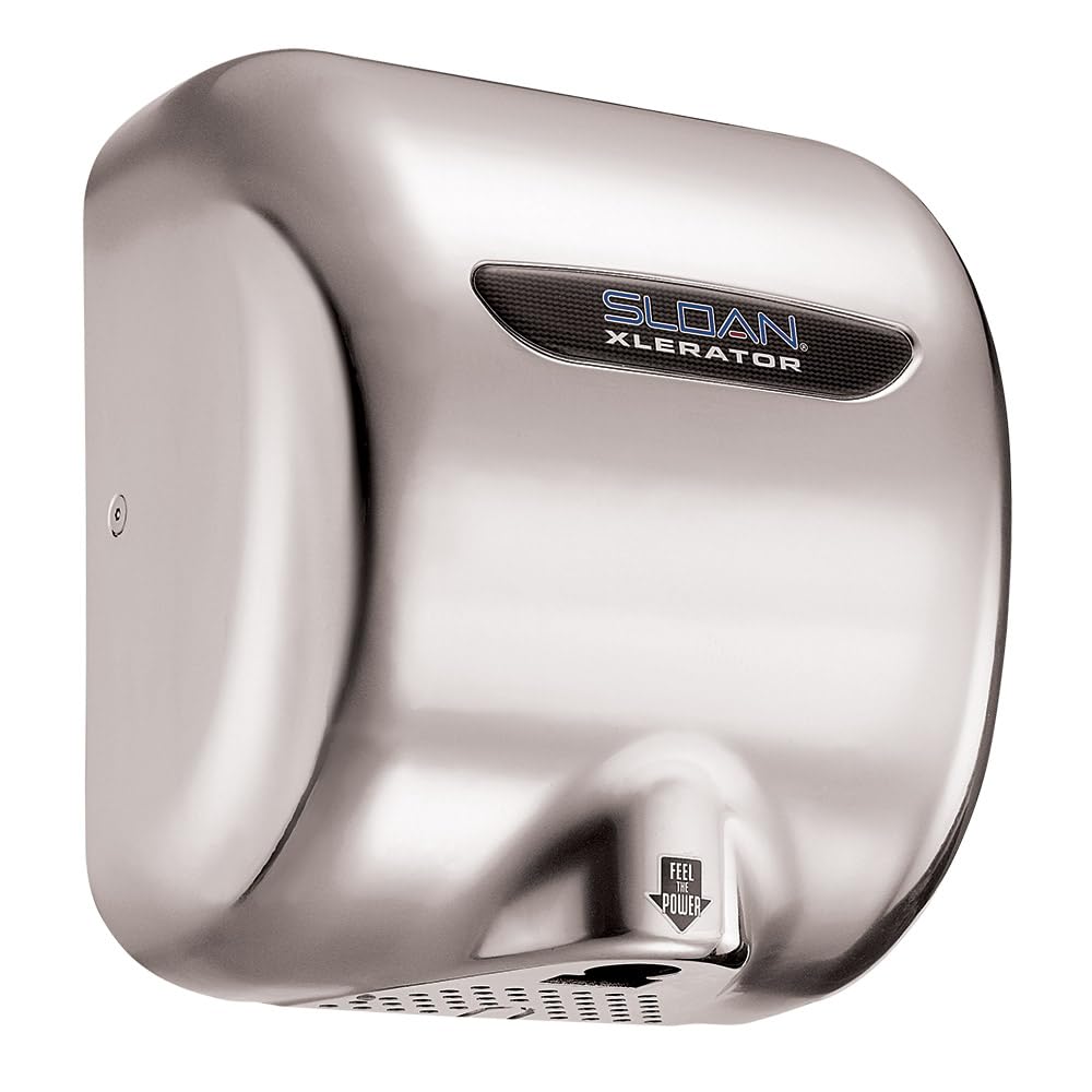 Sloan EHD-501 Xlerator モデル 超高速 センサー作動ハンドドライヤー 表面実装用 110 クローム