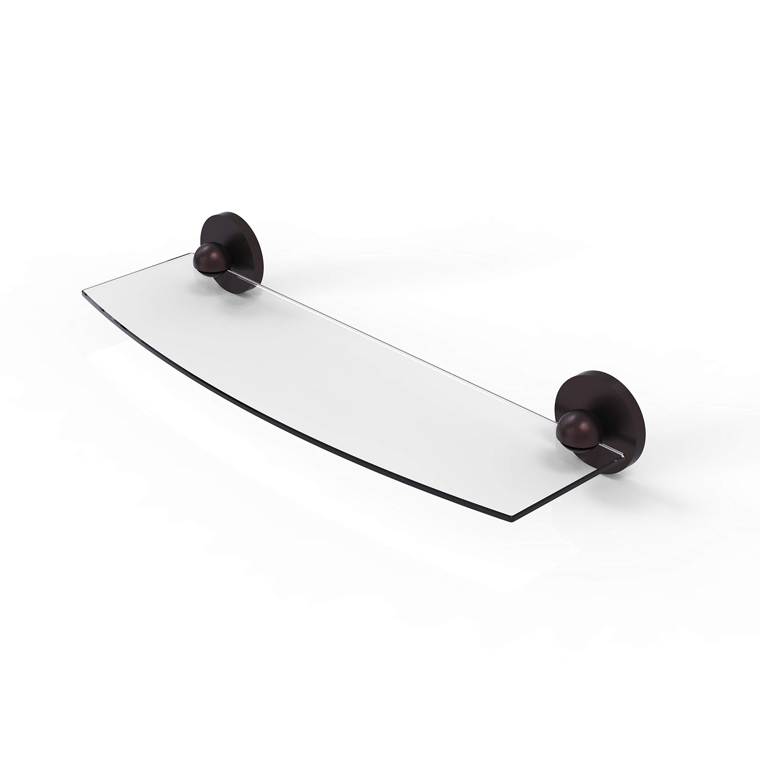 Allied Brass P1033/18-BBR 18 x 5 Glass Shelf Venetian Bronze