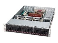 Supermicro SC216 E2-R900LPB - Rack-mountable - 2U - extended ATX - SATA/SAS - hot-swap 900 Watt - bl