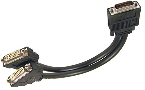 Matrox - Matrox Lfh-60ピン - デュアルDVIブラックケーブル F16123-00 スプリッタケーブル G450 Mms - F16123-00用