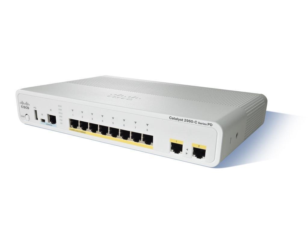 Switch/Cat2960C PD PSE 8FE 2x1G LAN