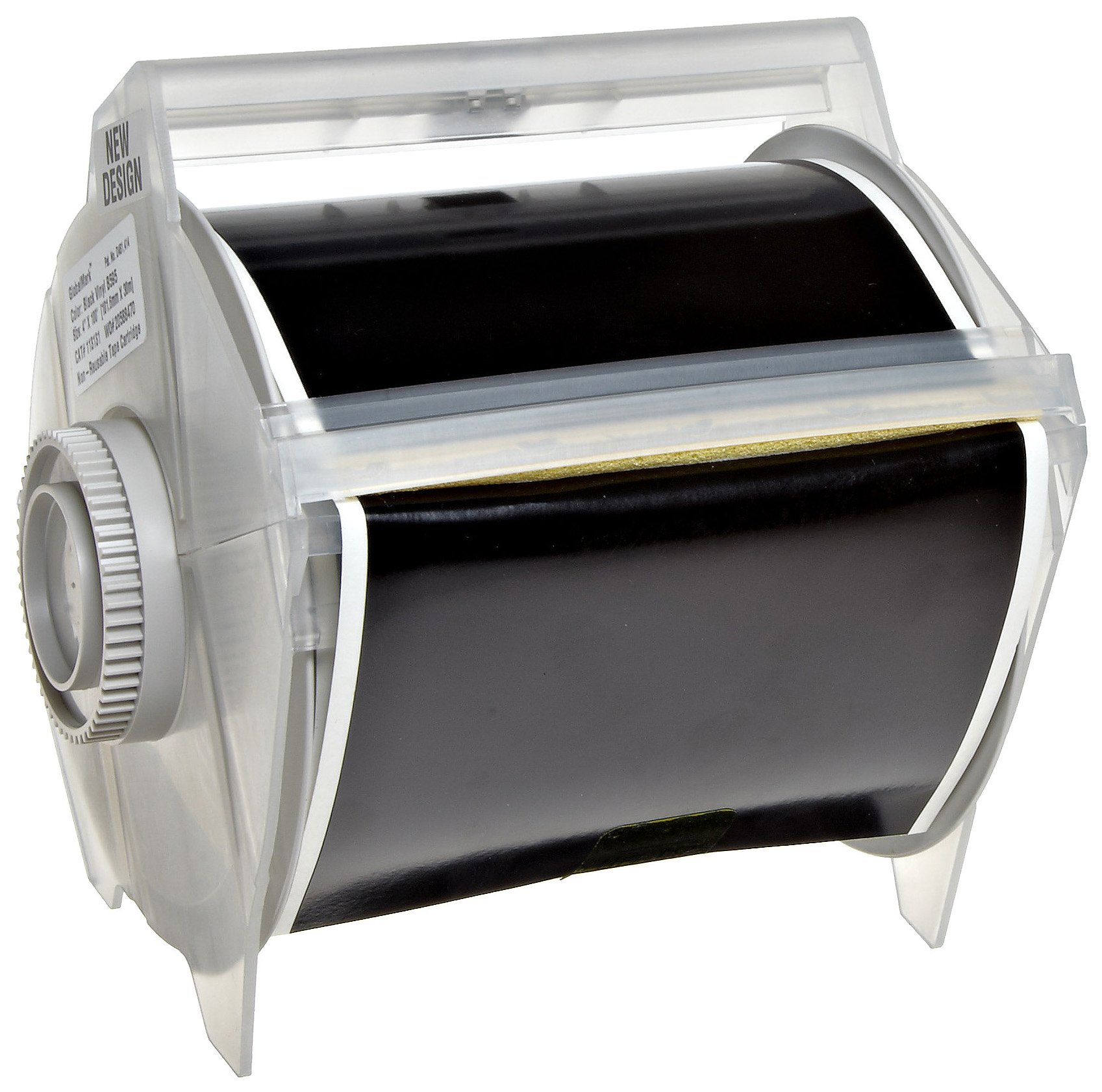 Brady 113131 GlobalMark 100' Length x 4 Width B-595 Vinyl Black Indoor/Outdoor Tape by Brady