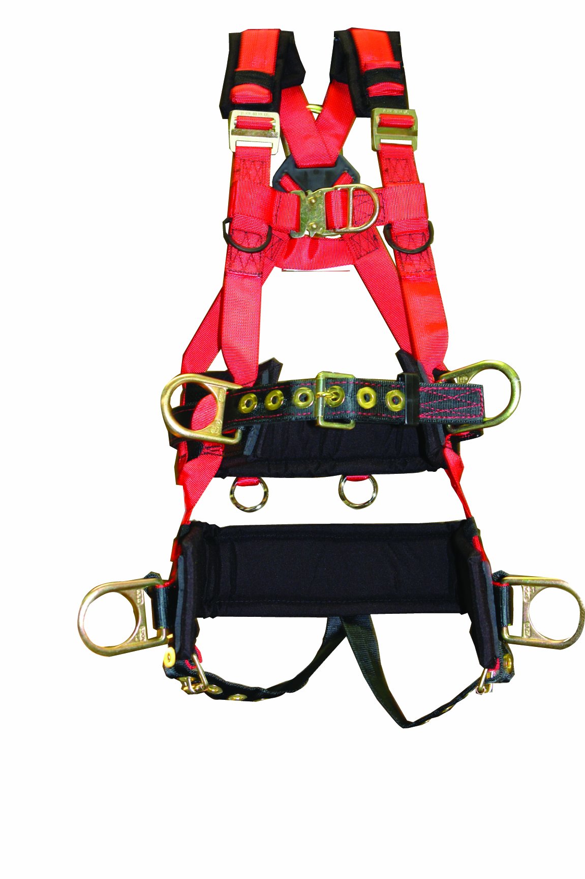 Elk River 66611 EagleTower Polyester/Nylon LE 6 D-Ring Harnesses with Quick-Connect Buckles Small b