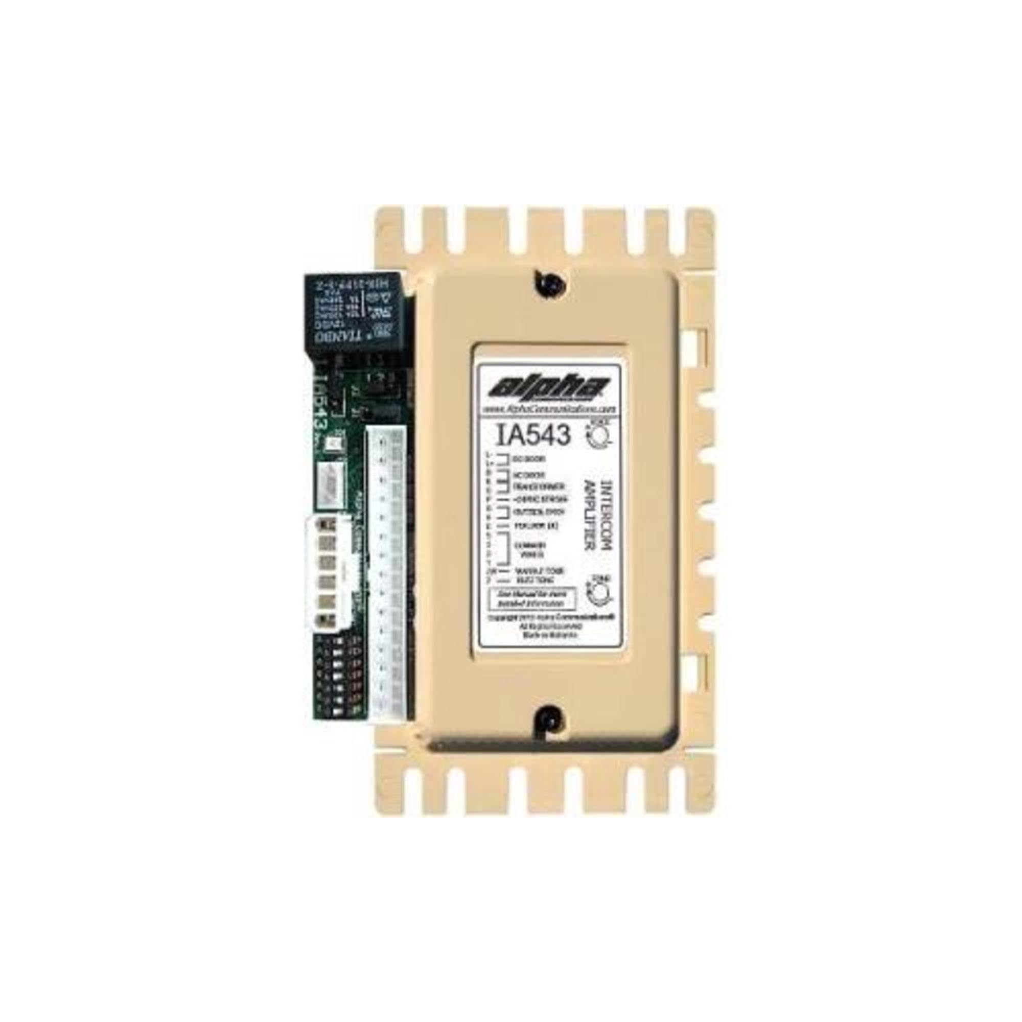 Alpha Communications - IA543 - 5/4/3 Wire Apt Amplif.+2 Tones by Alpha Communications