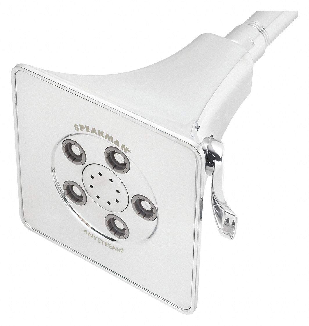 (2.5 GPM) - Speakman S-3018 Rainier Anystream High Pressure Adjustable Shower Head Polished Chrome
