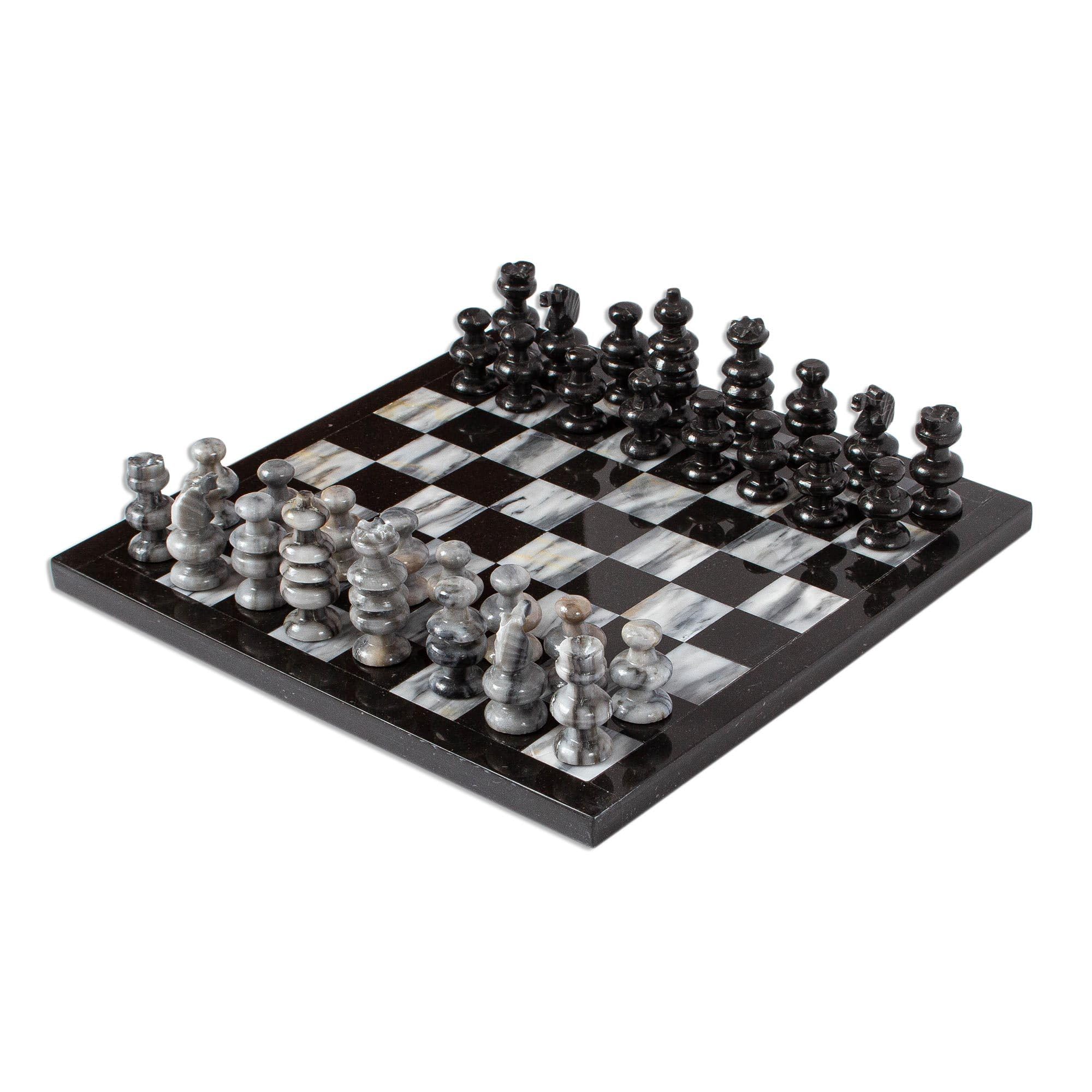 Marble chess set 'Sophisticate'
