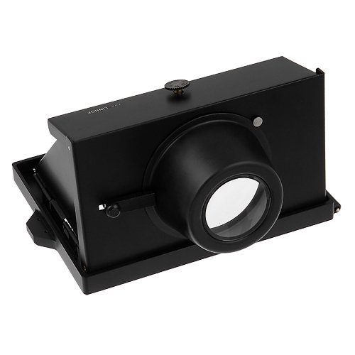 Fotodiox Pro L字型ビューファインダーフード 4x5フィールドカメラ用 Linhof 4x5ビューカメラ用 - L字型ミラービューファインダー 拡大鏡付き Linhof Master Te