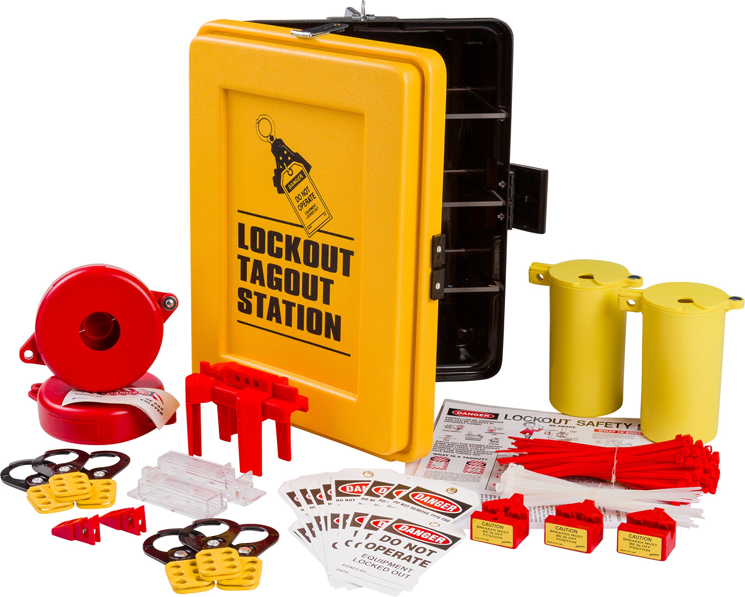 Brady LC139E Prinzing Lockout TagOut Station (1 Station) by Brady