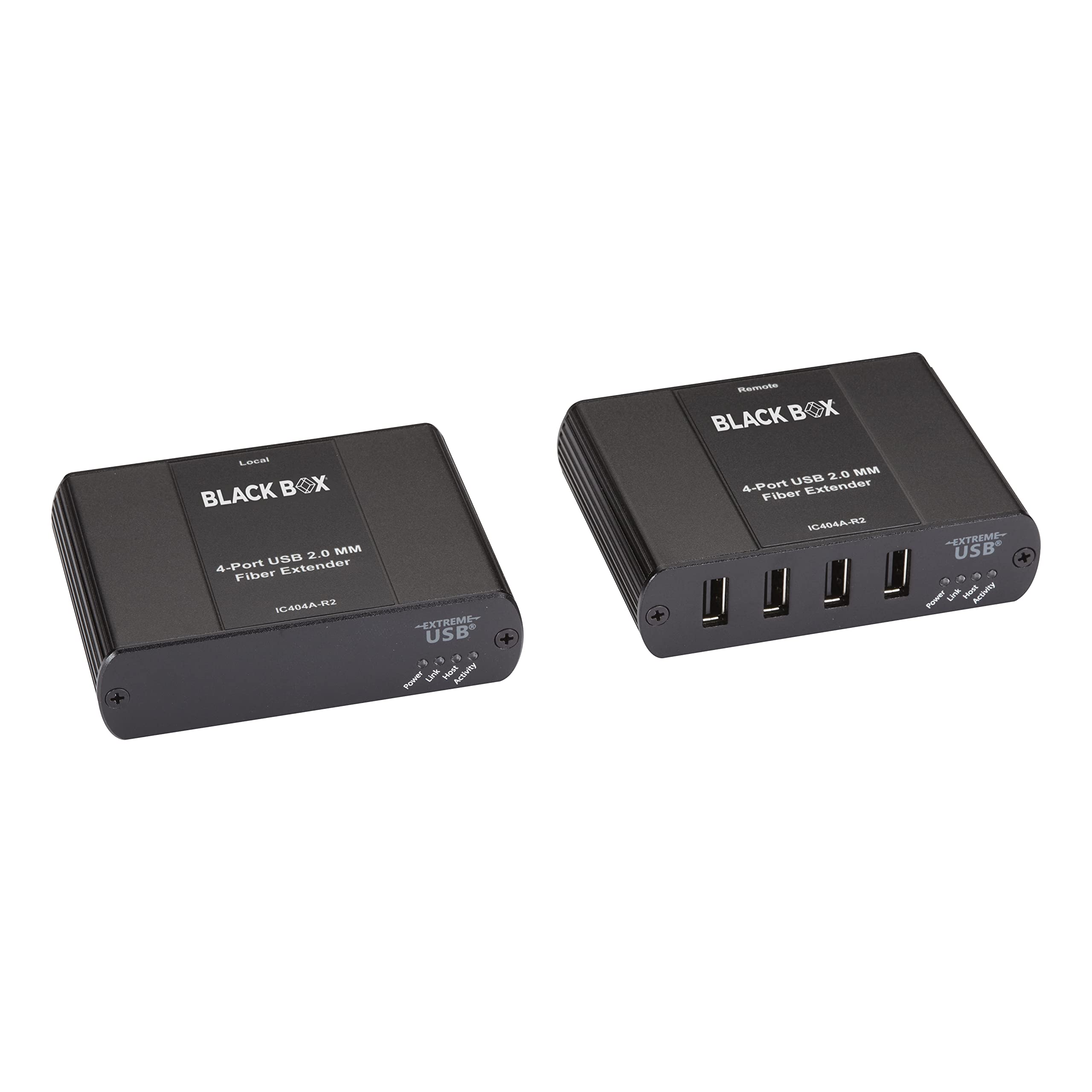 Black Box USB Ultimate Extender over Multimode Fiber 4-Port by Black Box