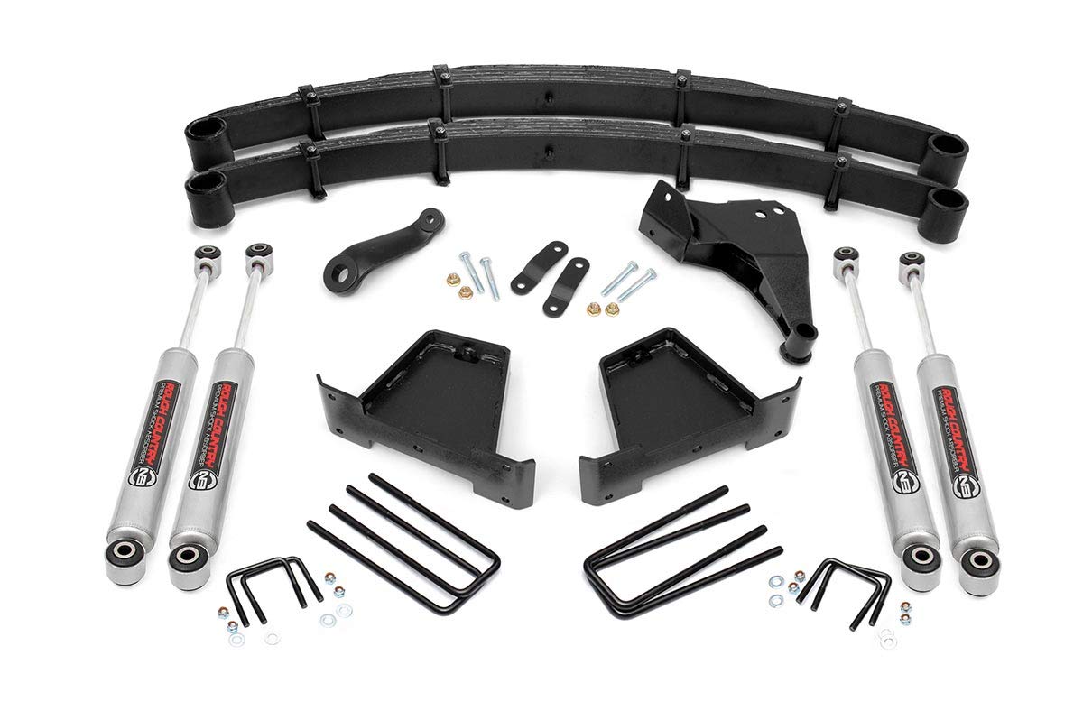 Rough Country サスペンションリフトキット 5インチ 2000-2005 Ford Excursion 4WD - 481.20用