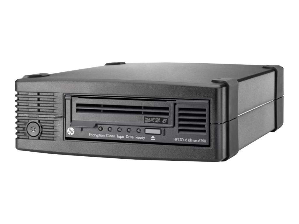 HP - 2.5/6.25TB STOREEVER LTO-6 ULTRIUM 6250 SAS EXTERNAL TAPE DRIVE (EH970SB).