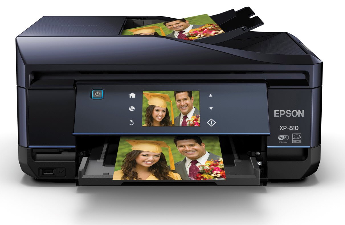 Epson C11CD29201 Expression Premium XP-810 Small Wireless Color Photo Printer with Scanner Copier a