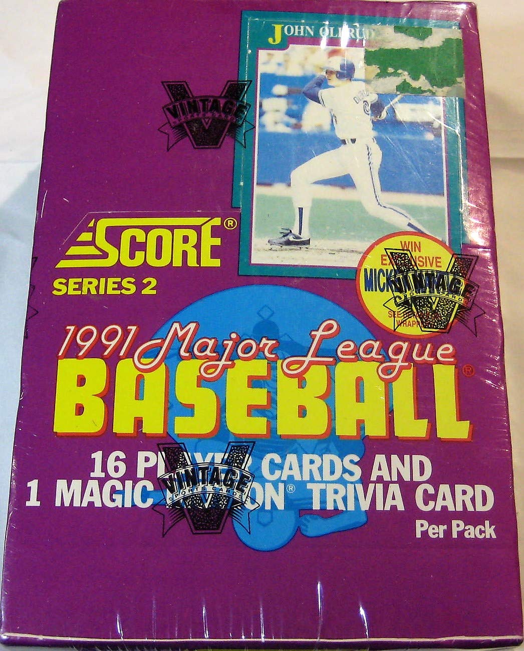 1991スコアMLBボックスシリーズ2 36 CT