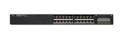 CISCO WS-C3650-24PS-E/Catalyst 3650-24P Layer 3 Switch / 24 Ports - Manageable - 24 x POE+ - Stack P