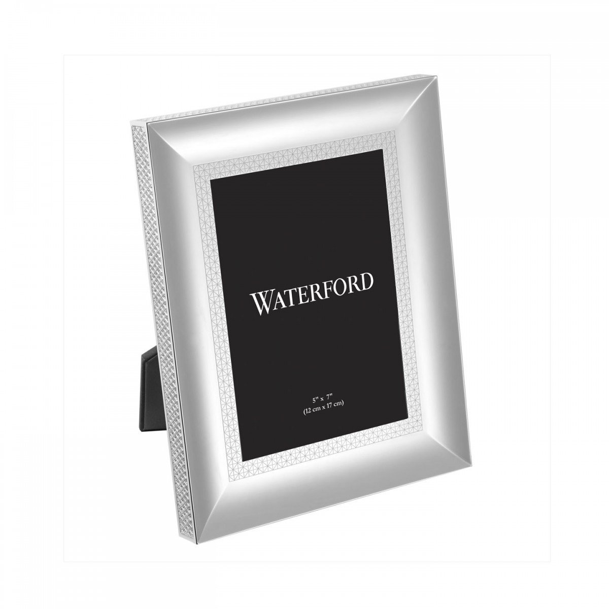 Waterford Lismore ダイヤモンドシルバー 5x7 写真フレーム