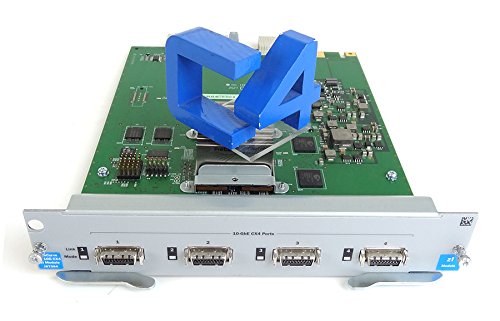 HP J8708A ProCurve 4ポート 10-GbE CX4 10GbE モジュール - 5400zl J8697A J8698A スイッチ