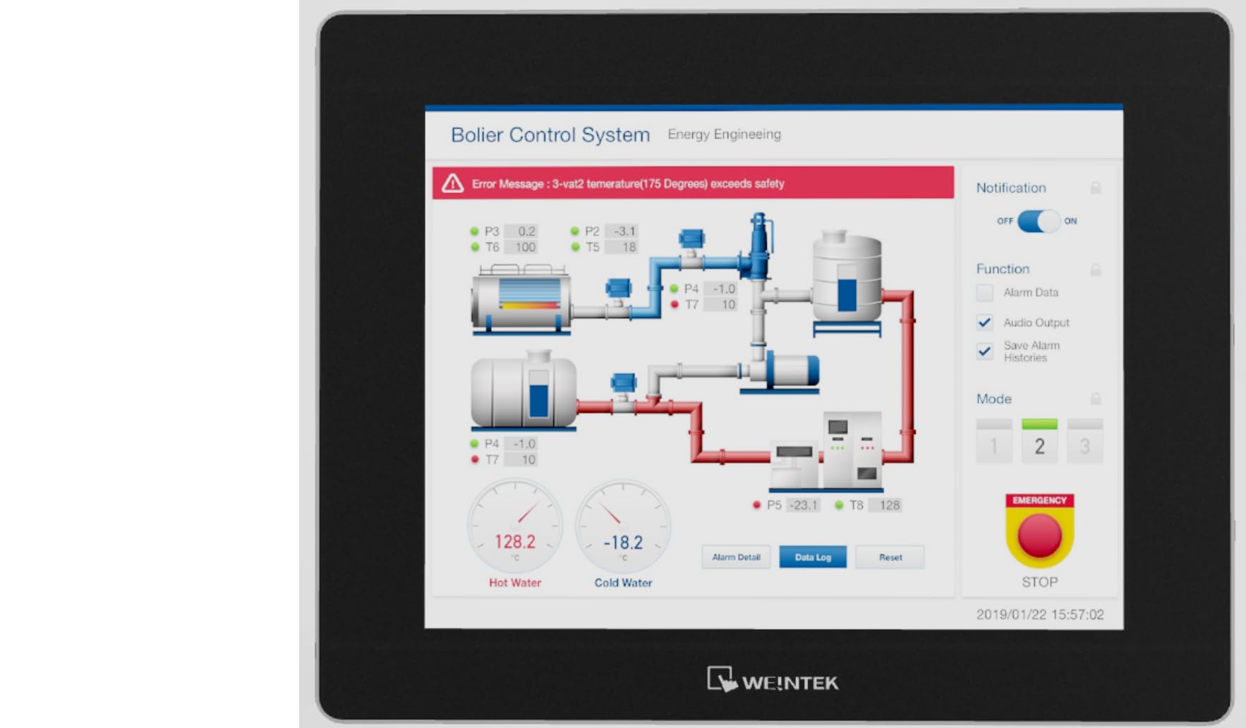 MT8100iE Weintek 10.2インチ グラフィック HMI