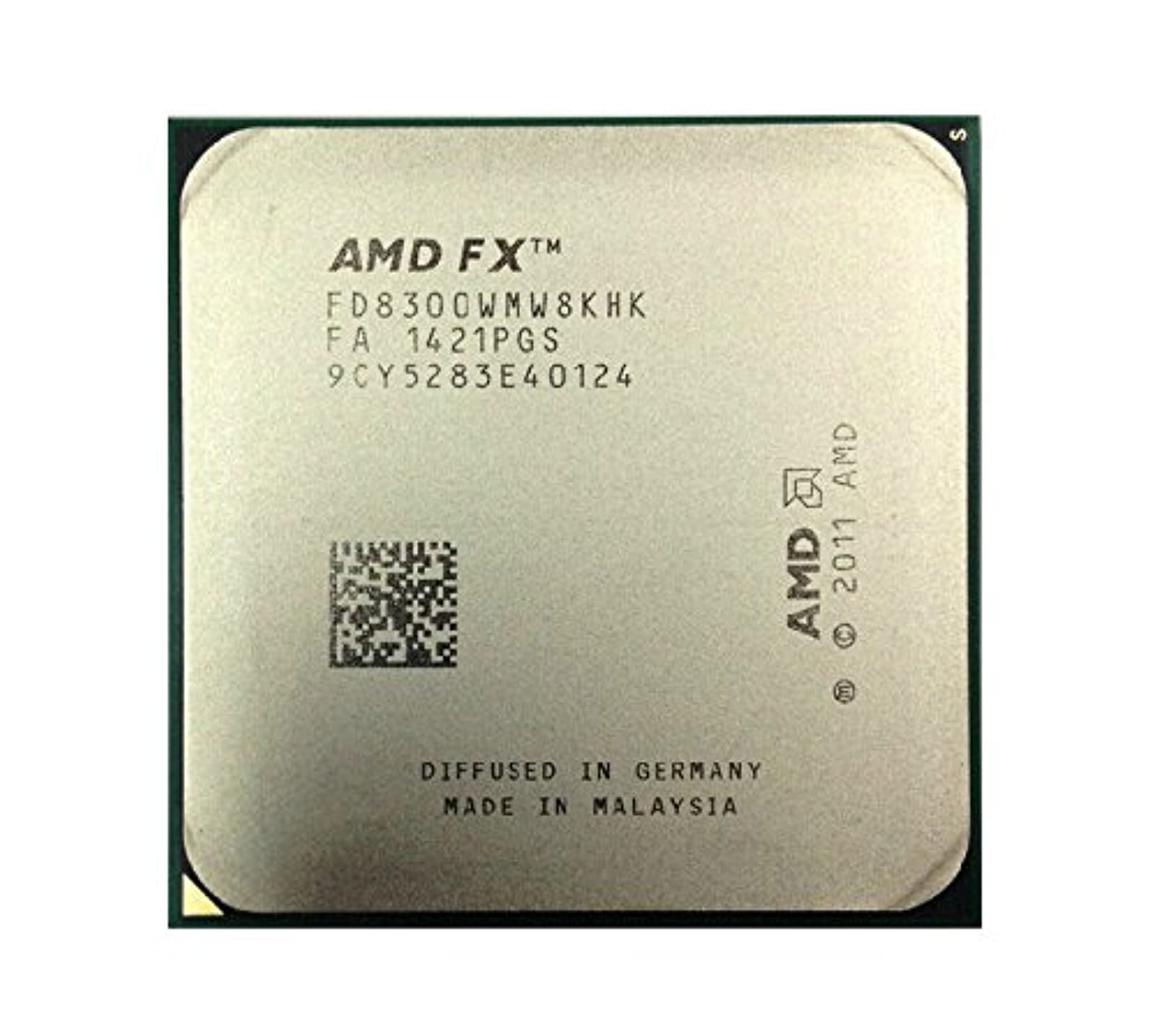 AMD FX-8300 FD8300WMW8KHK CPUプロセッサ 3.3GHz (最大4.2GHz) 8コア ソケット AM3+ 938ピン