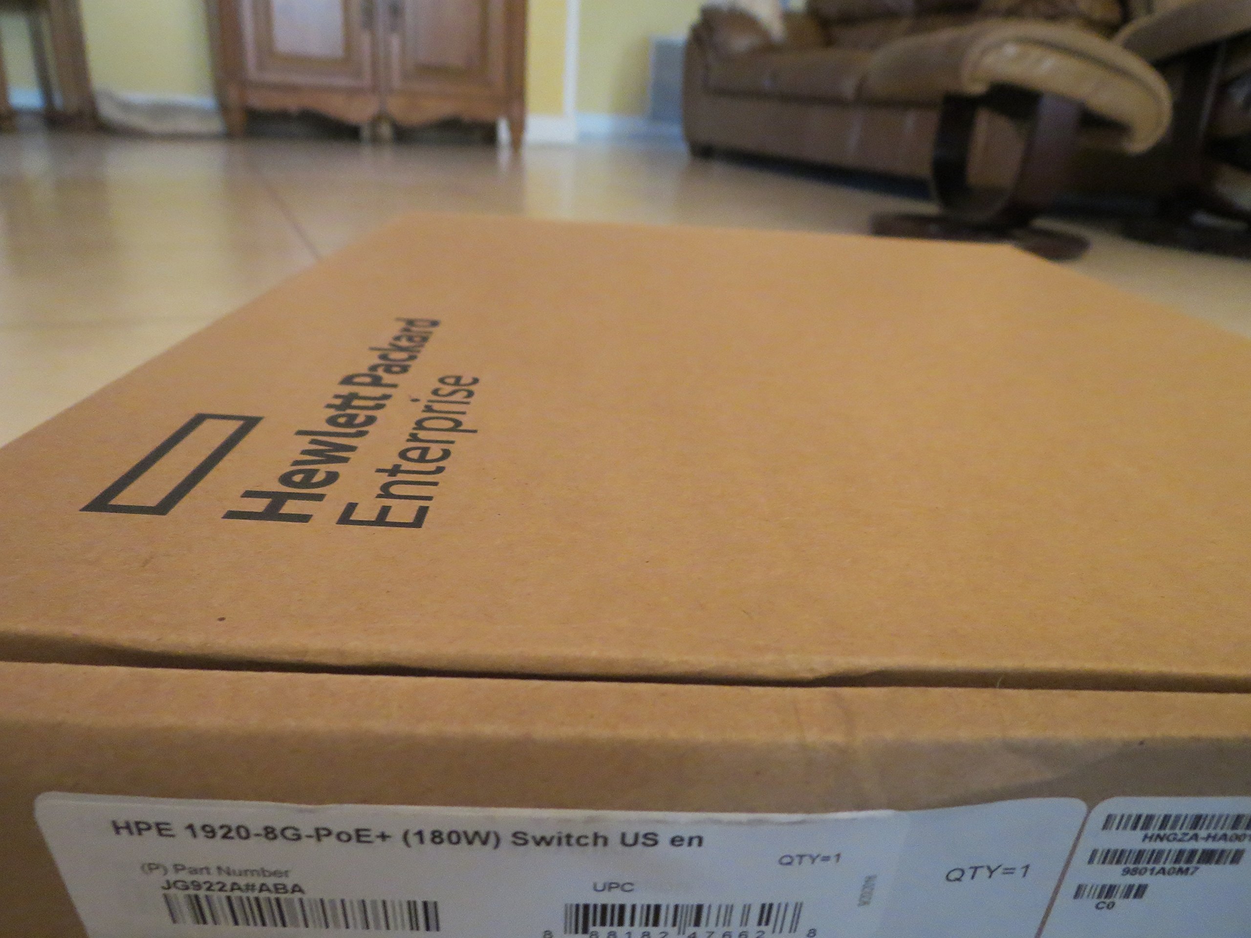 HP Procurve 1920-8G-PoE+ 8-Port PoE+ Network Switch JG922A P/N: JG922A#ABA