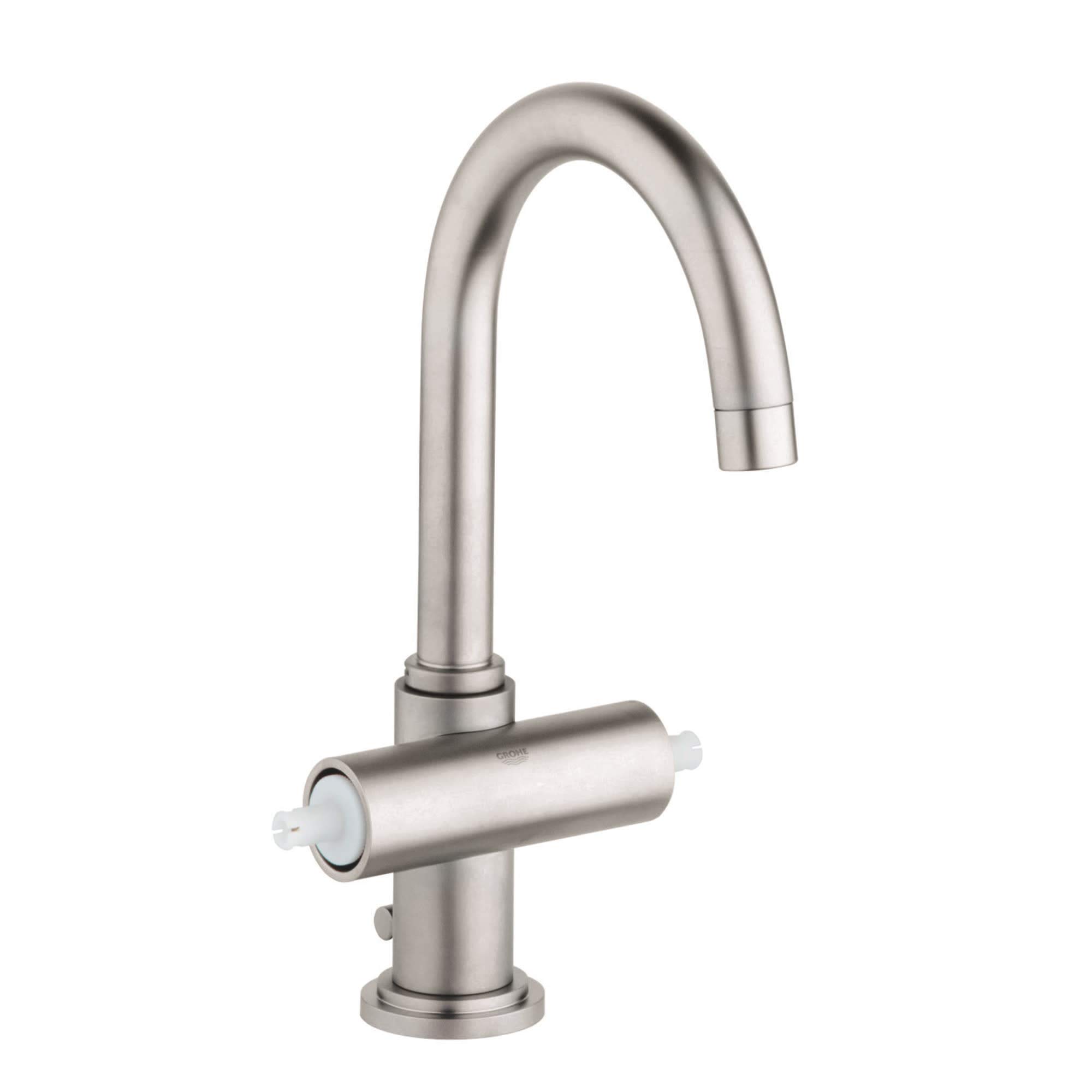 Grohe 21 027 A Atrio 1.2 GPM単穴浴室の蛇口with SilkMove、水、 21027ENA 1