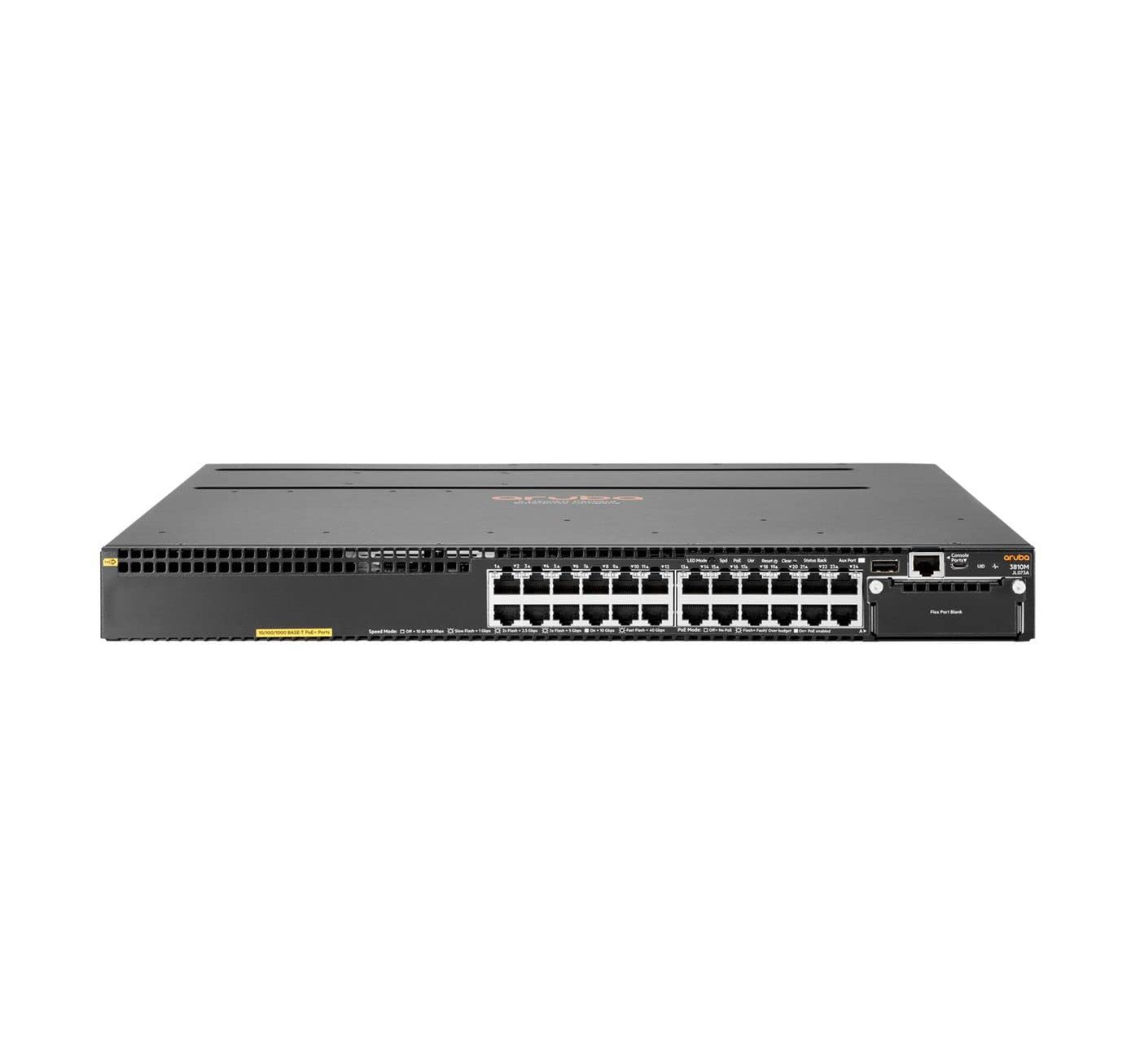 日本ヒューレットパッカード HPE Aruba 3810M 24G PoE+ 1slot Switch JL073A