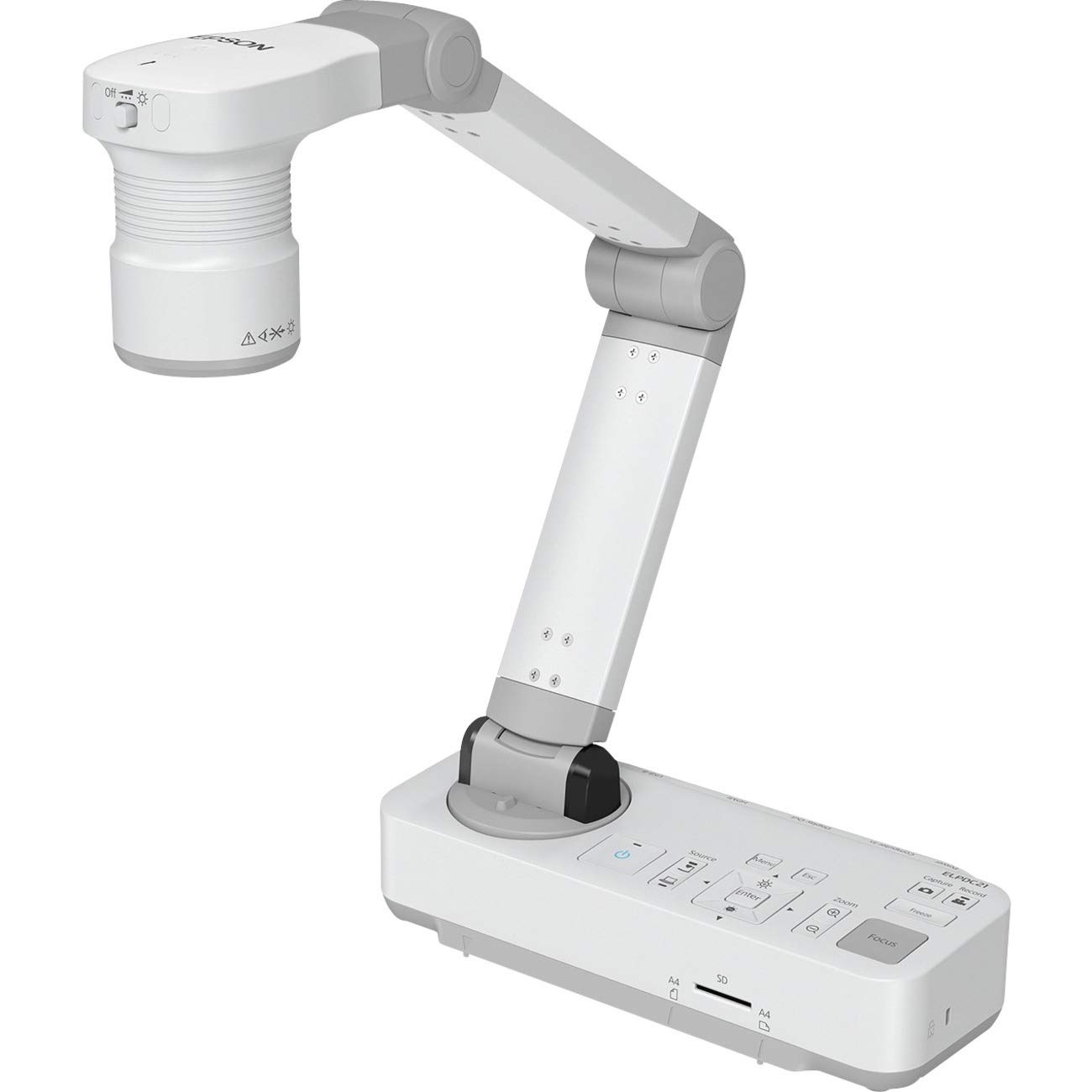 Epson DC-21 Document Camera - Document camera - color - 2.1 MP - 1920 x 1080 - audio - VGA HDMI - U