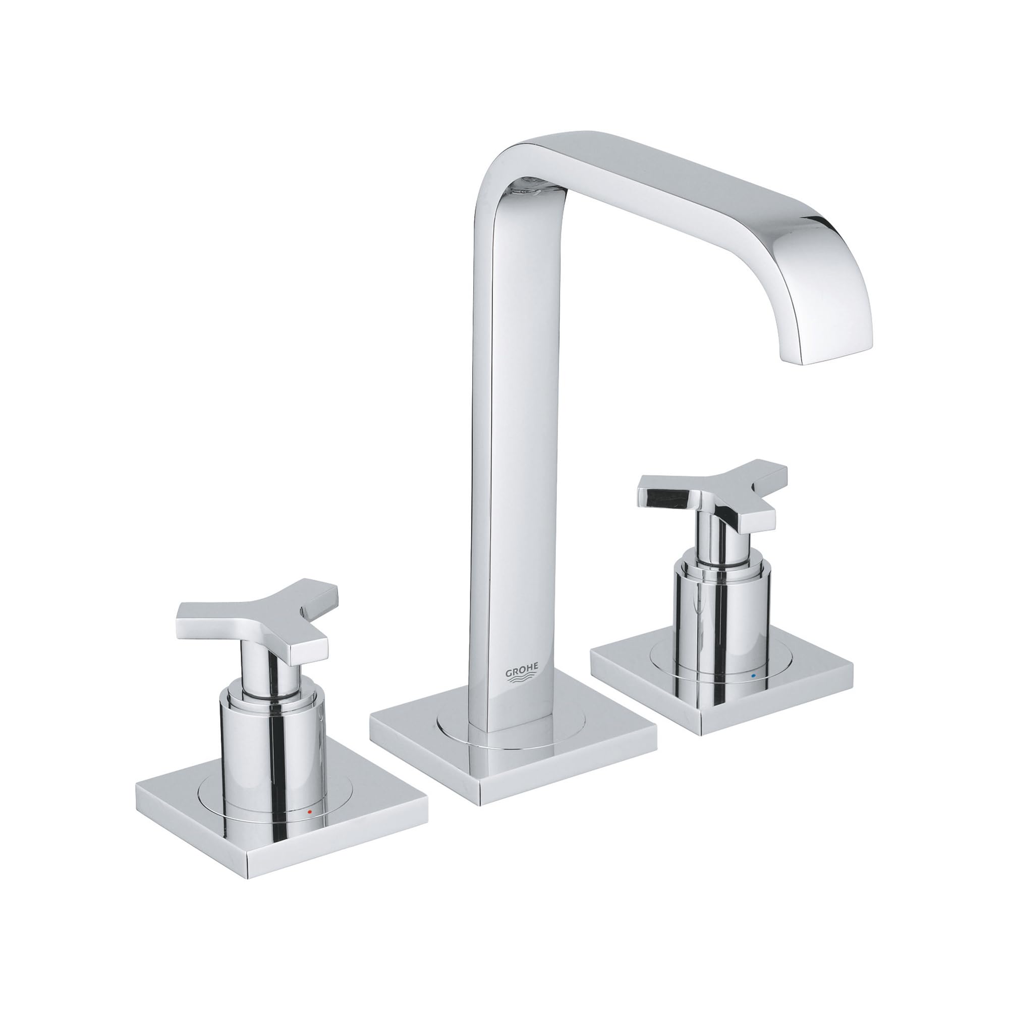 Grohe 20 148 A Allure 1.2 GPM Widespreadバスルーム蛇口with SilkMove Technolog、 2014800A 1
