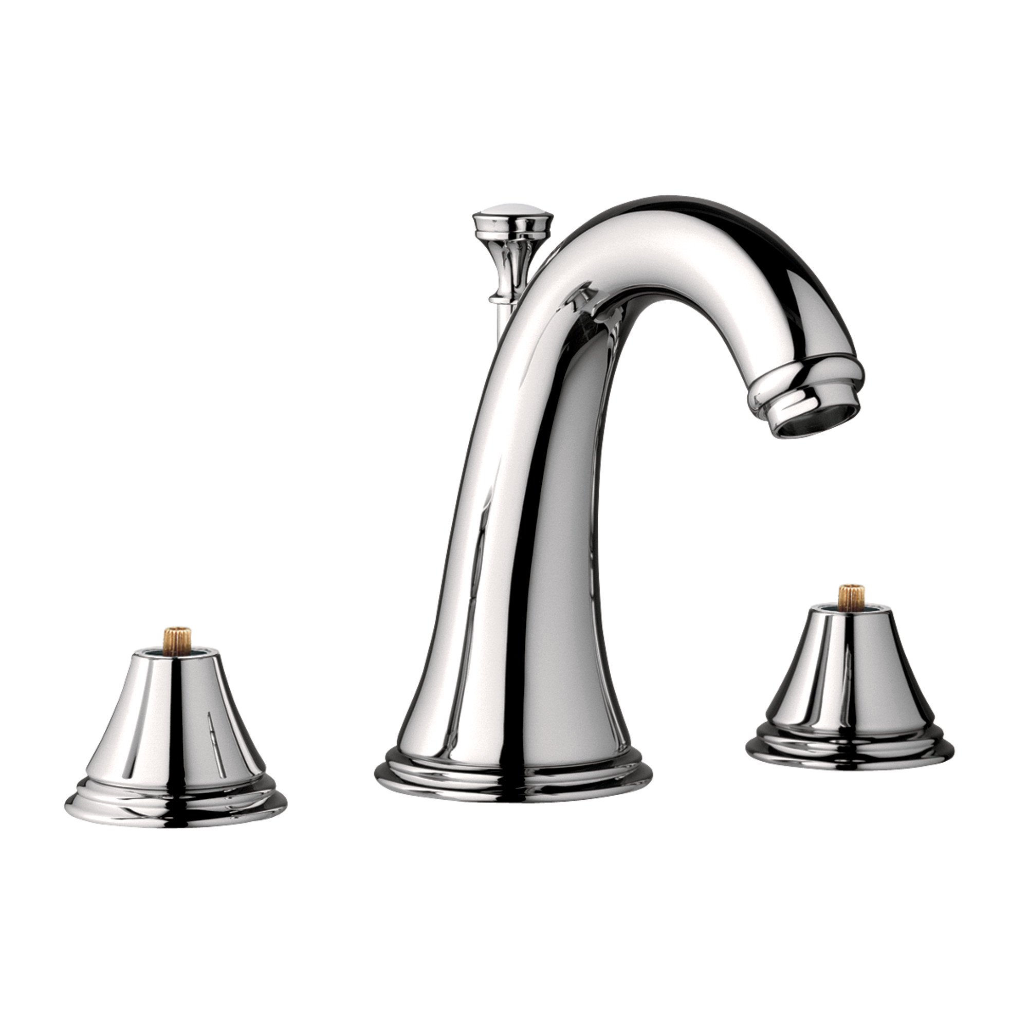 Grohe 20 801 A Geneva 1.2 GPM Widespreadバスルーム蛇口with SilkMoveセラミックD、 20801BEA 1