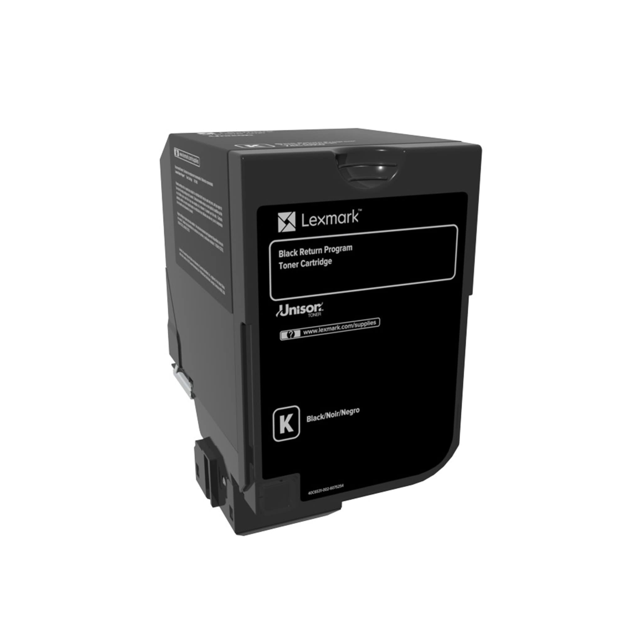 Lexmark - Black - original - toner cartridge LCCP LRP - for Lexmark CS720de CS720dte CS725de CS7