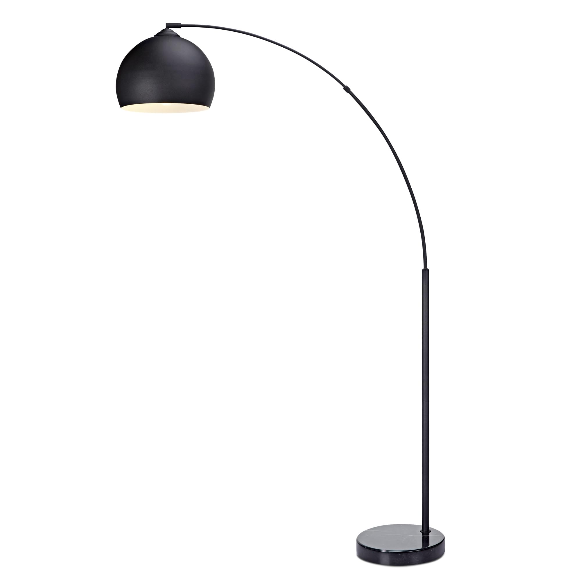 Teamson Design VN-L00013 Versanora Arquer フロアランプ 66.93インチ モダン アーク 読書用照明 リビングルーム 寝室 ブラック VN-L00013 1
