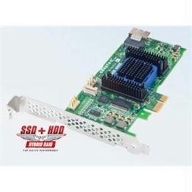 Adaptecコントローラカード2271700-r SFF - 8087 4 - port 6405e Raid 0 / 1 / 10 / 1e 128 M低プロファイル電子家電