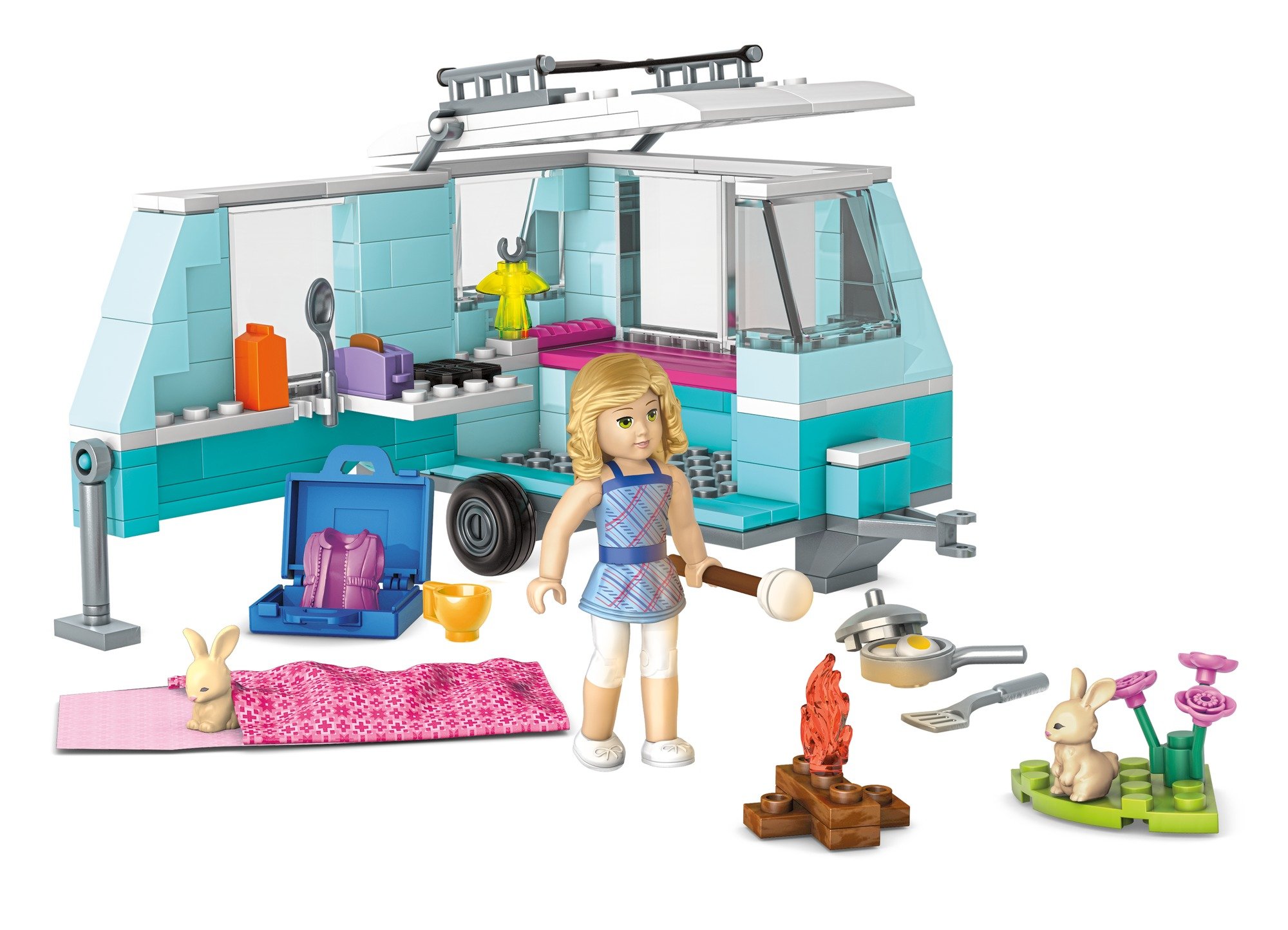 Mega Construx American Girl Lanie's Camping Trip Building Set