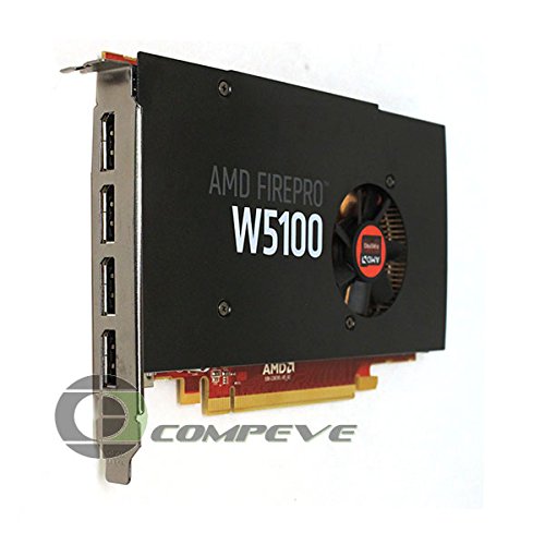 AMD / Dell W2C47 FirePro W5100 4GB 128-bit GDDR5 PCI Express 3.0 x16 4K ワークステーション グラフィックス ビデオカード