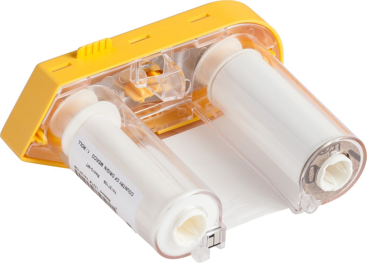 Brady M61-R4410-WT BMP61シリーズプリンターリボンR4400樹脂、2幅x 75 '長、ホワイト