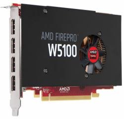 AMD 100-505974 - AMD FirePro W5100 グラフィックカード - 4 GB GDDR5 - PCI Express 3.0 x1