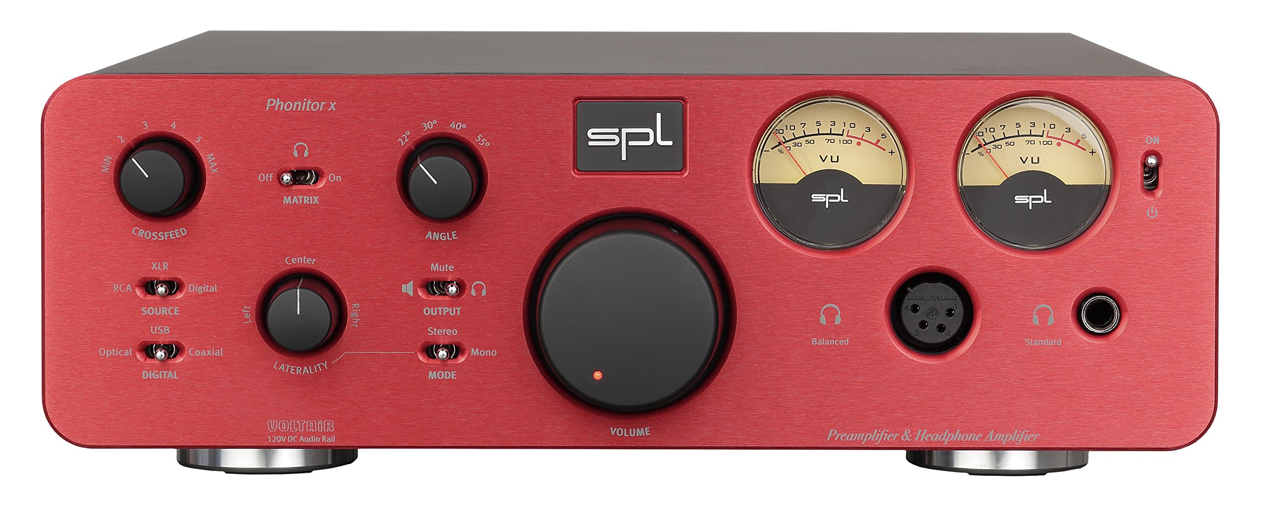 SPL Phonitor x Balanced Headphones Amp/Preamp 24bit/192 DAC (レッド)