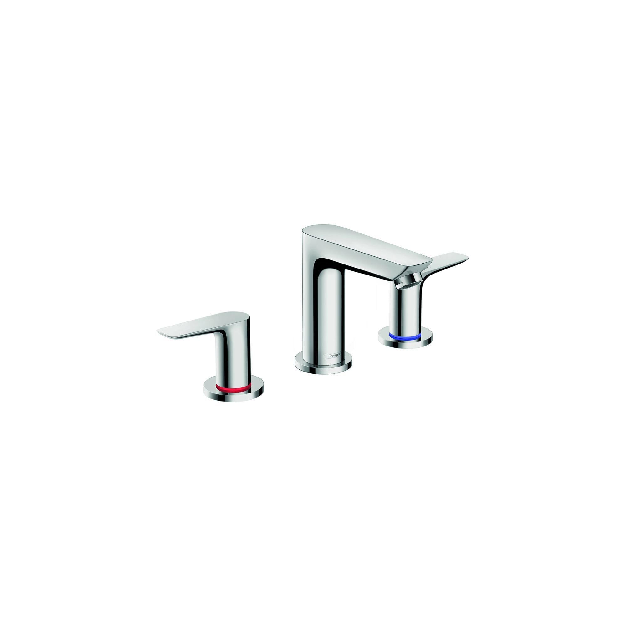 Hansgrohe 71733 Talis E 1.2 GPM Widespreadバスルーム蛇口with Quickclean、Comf、 71733001