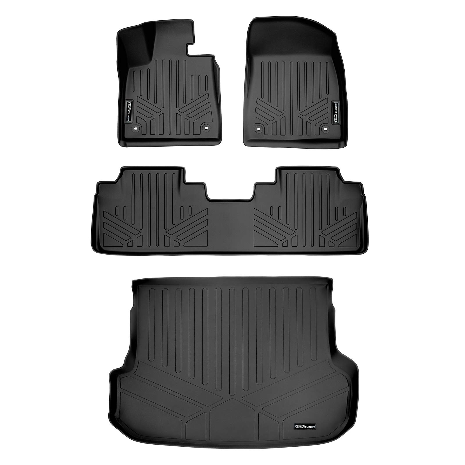 MAXFLOORMATフロアマット(2行) MAXTRAY CargoライナーBehind 2 nd行セットブラック2016 ? 2017年のレクサスrx350 / rx450h