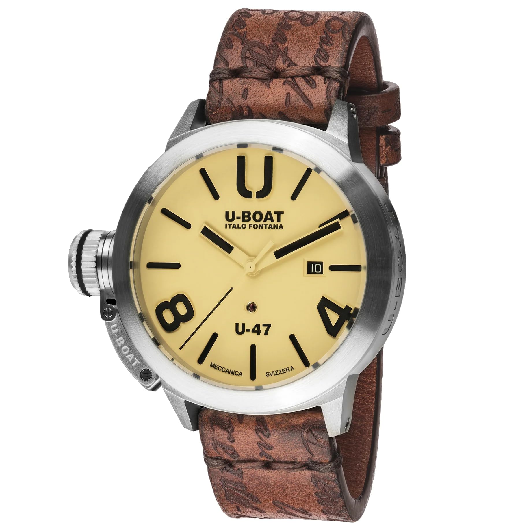 (ユーボート) U-Boat U-boat classico 男性用 アナログ表示 自動巻き ?表 同 天然皮革 ?子 8106 [並行輸入品]