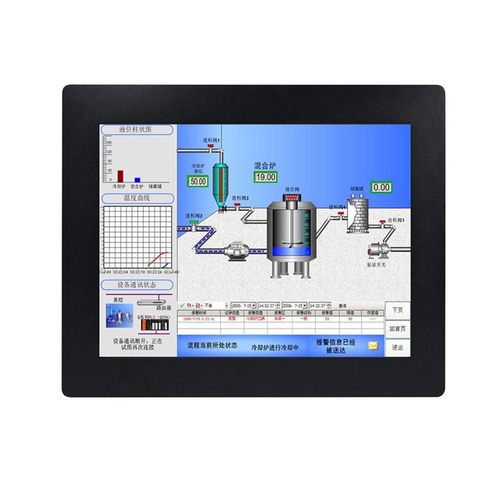 15 Inch 2MM Ultra Thin China 5 Wire Resistive Touch Panel PC J1900 Z14