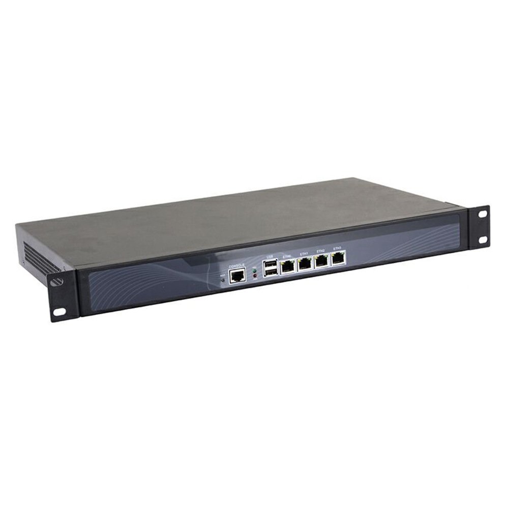 1U Rackmount Firewall Hardware Router PC OPNsense Firewall 1U Network Security Appliance 4 x Int
