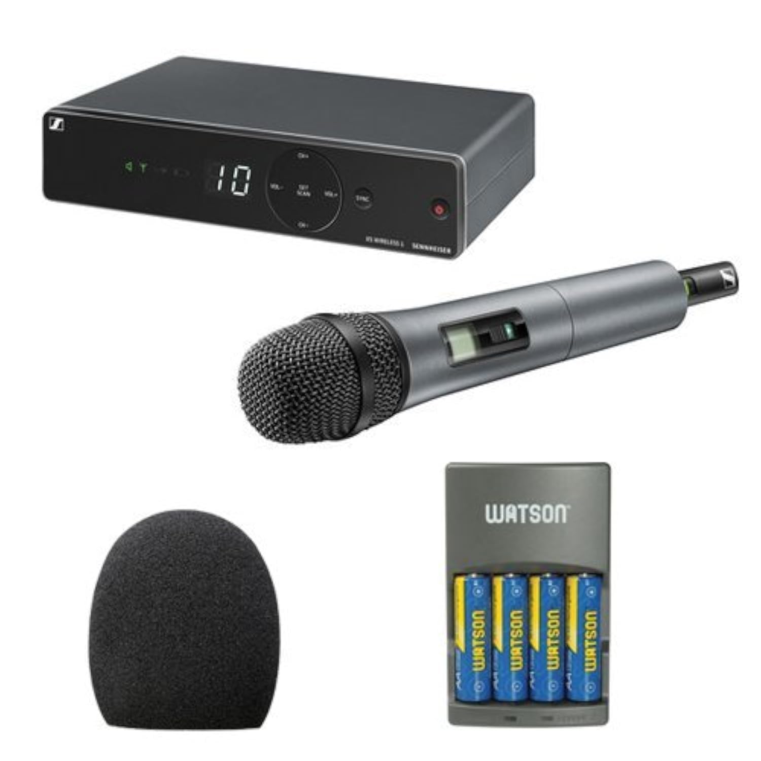 Sennheiser XSW 1-825-A UHF Vocal Set with e825 Dynamic Microphone (A: 548 to 572 MHz) With Microphon