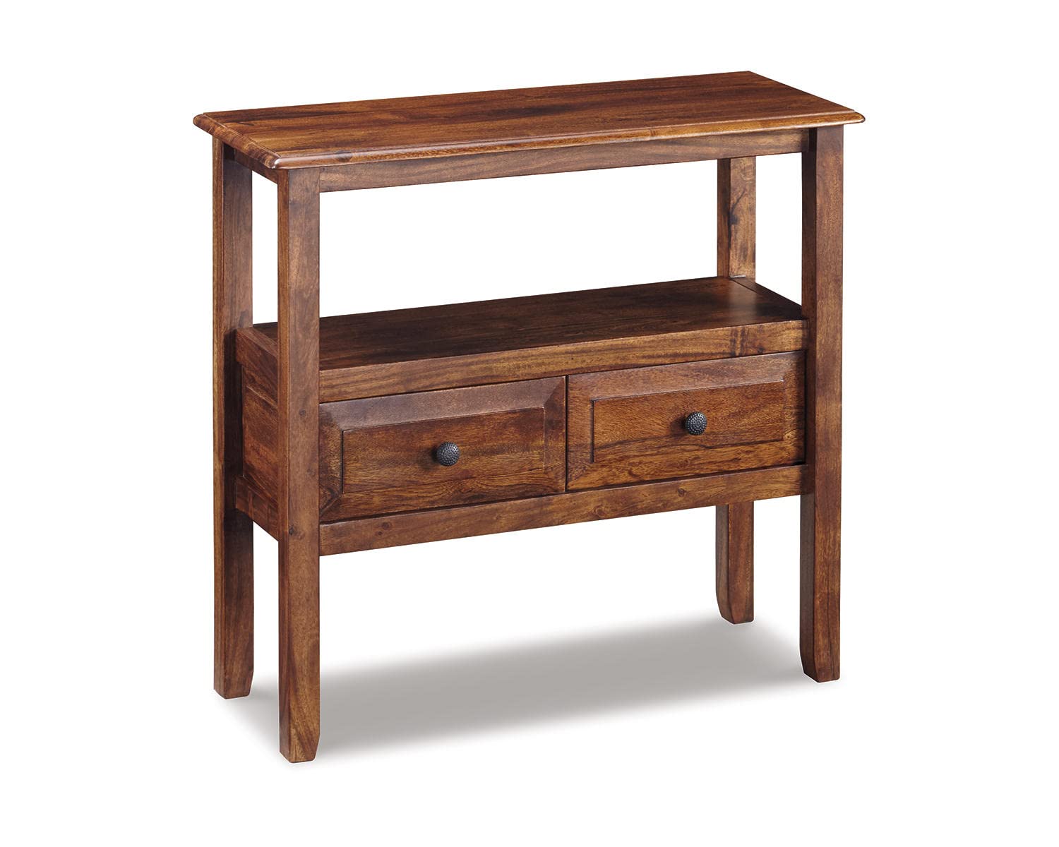 Signature Design by Ashley - Abbonto Accent Table - Casual - Warm Brown 141［並行輸入］
