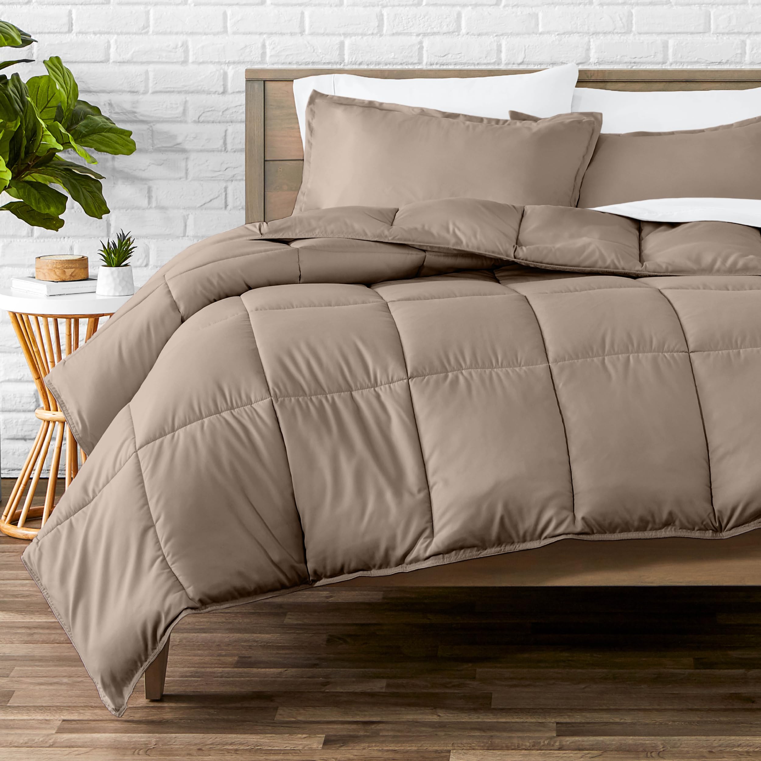 Bare Home Comforter Set - King/California King - Goose Down Alternative - Ultra-Soft - Premium 1800